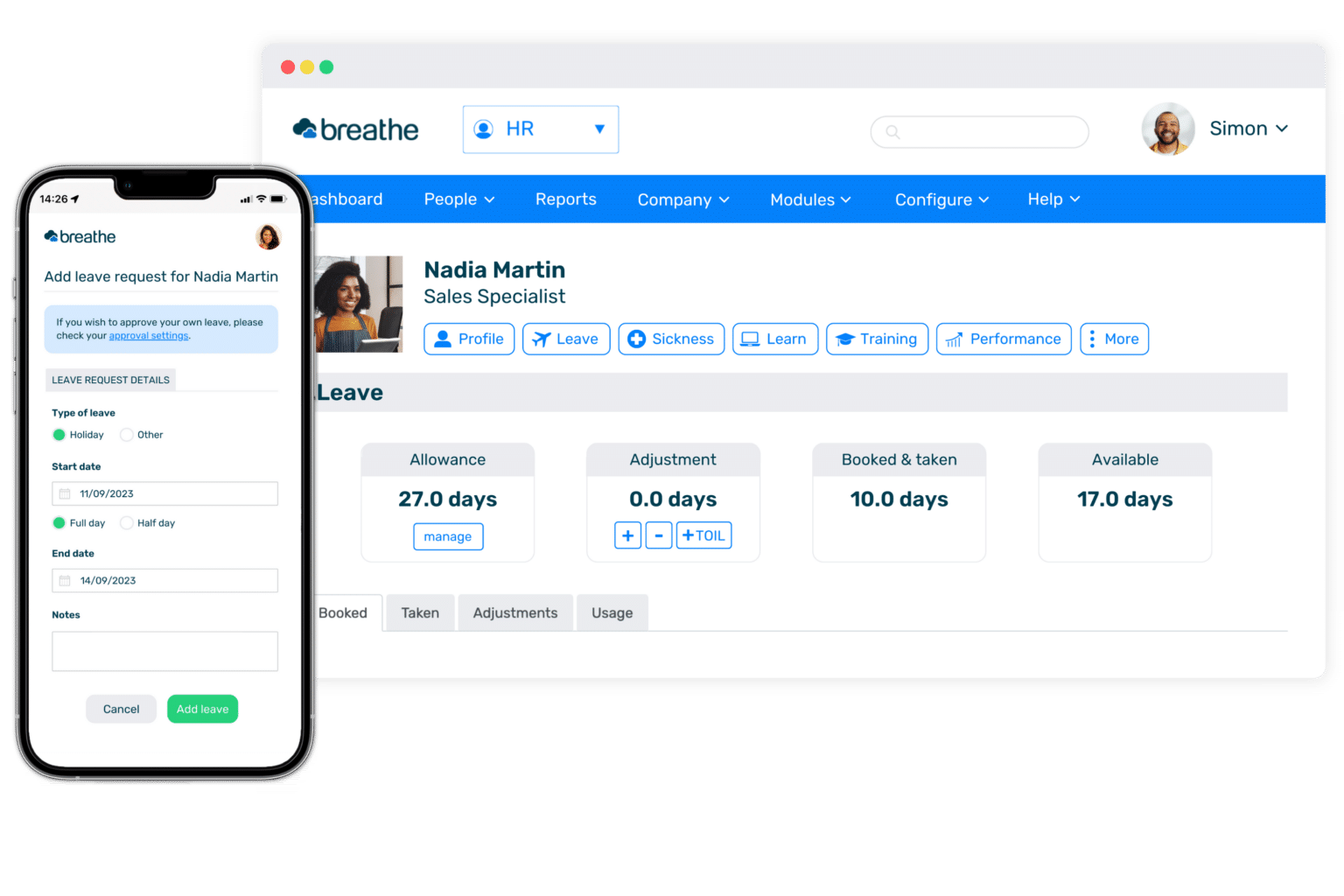 BreatheHR | Professional HR Software | Albany HR